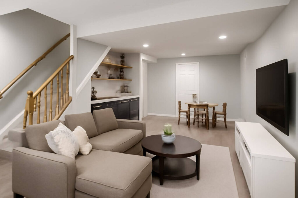 5 Creative Ideas for Split Level Basement Remodels - Towson Delly North